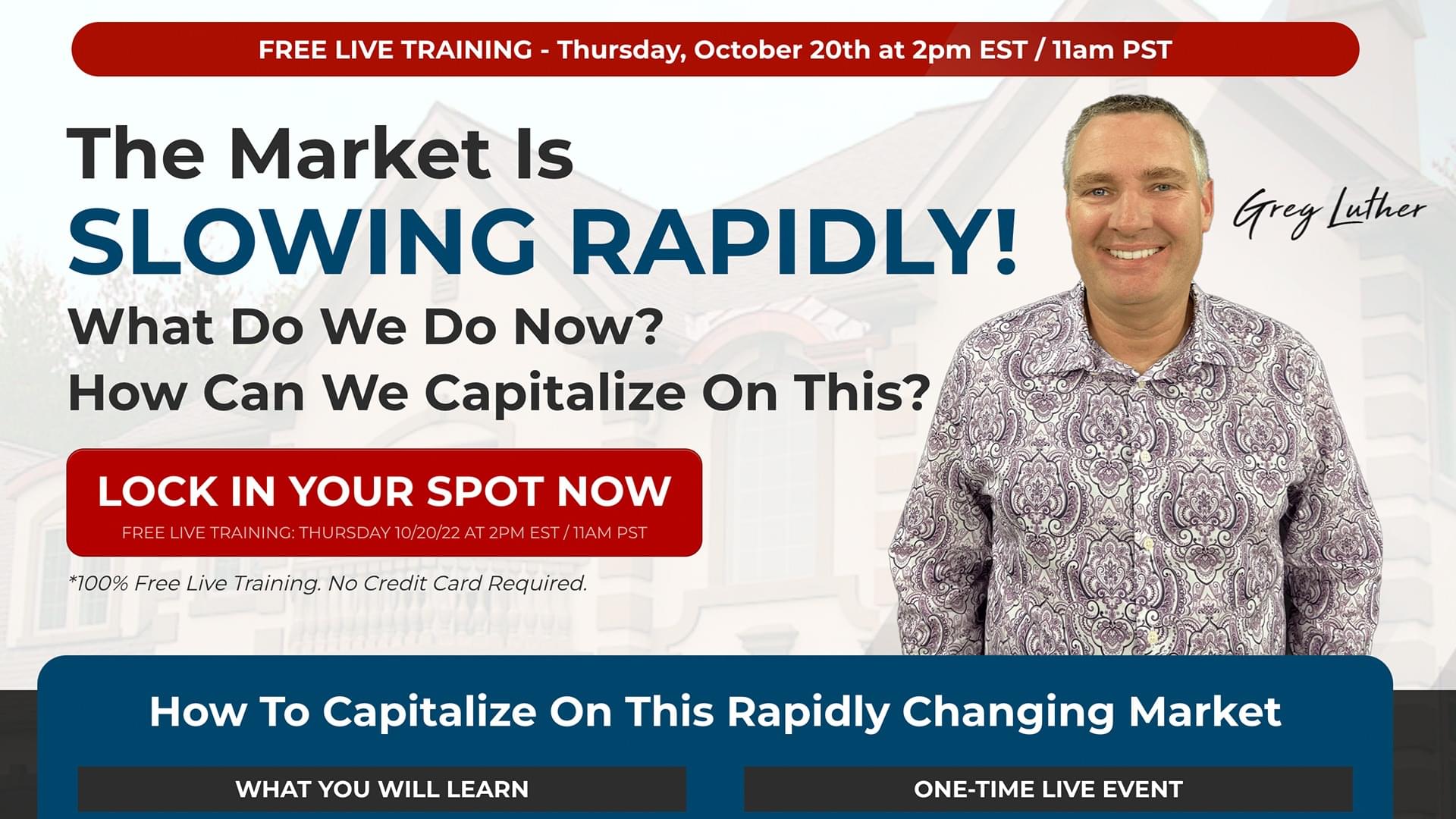 Free Live Training With Greg Luther